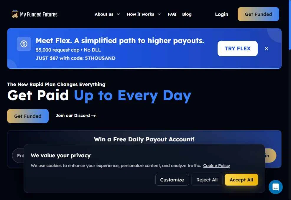 My Funded Futures Promo Code - 40% Off February 2026