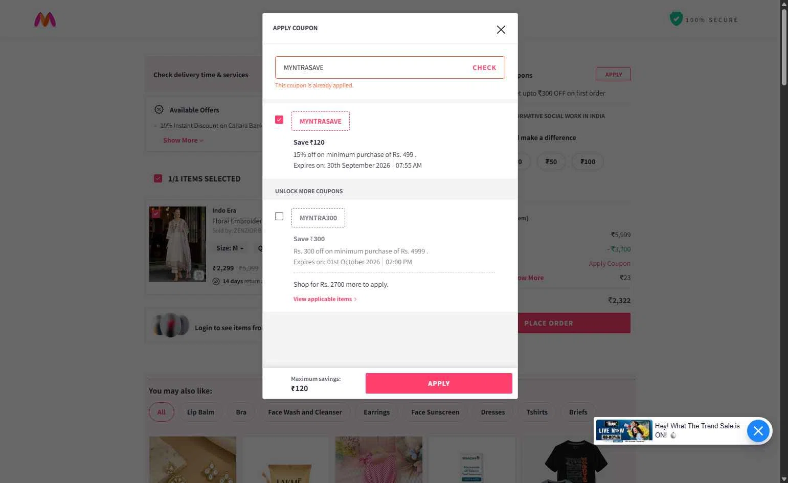 Myntra Promo Codes - 15% Off (4 Verified) Nov 2025