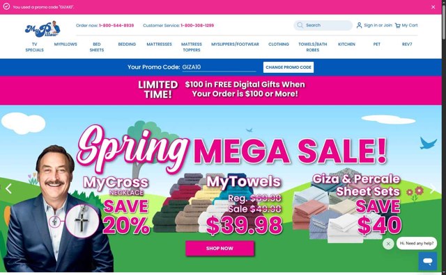 MyPillow Promo Codes (9 Verified) - 50% Off w/Code May 2025