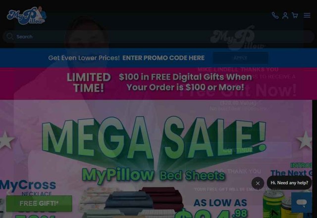 MyPillow Discount Codes - 70% Off (9 Verified) Jun 2025