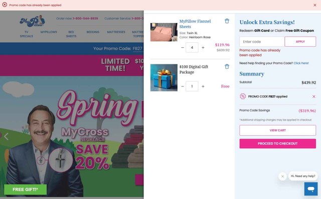 MyPillow Promo Codes (9 Verified) - 70% Off w/Code May 2025