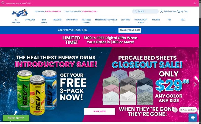 MyPillow Promo Codes (9 Verified) - 70% Off w/Code May 2025