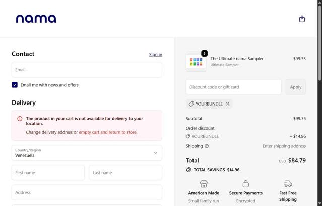 Nama Promo Codes (4 Verified) - $5 Off Sitewide Sep 2025