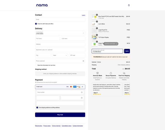 Nama Discount Codes (2 Verified) - 20% Off w/Code Apr 2025