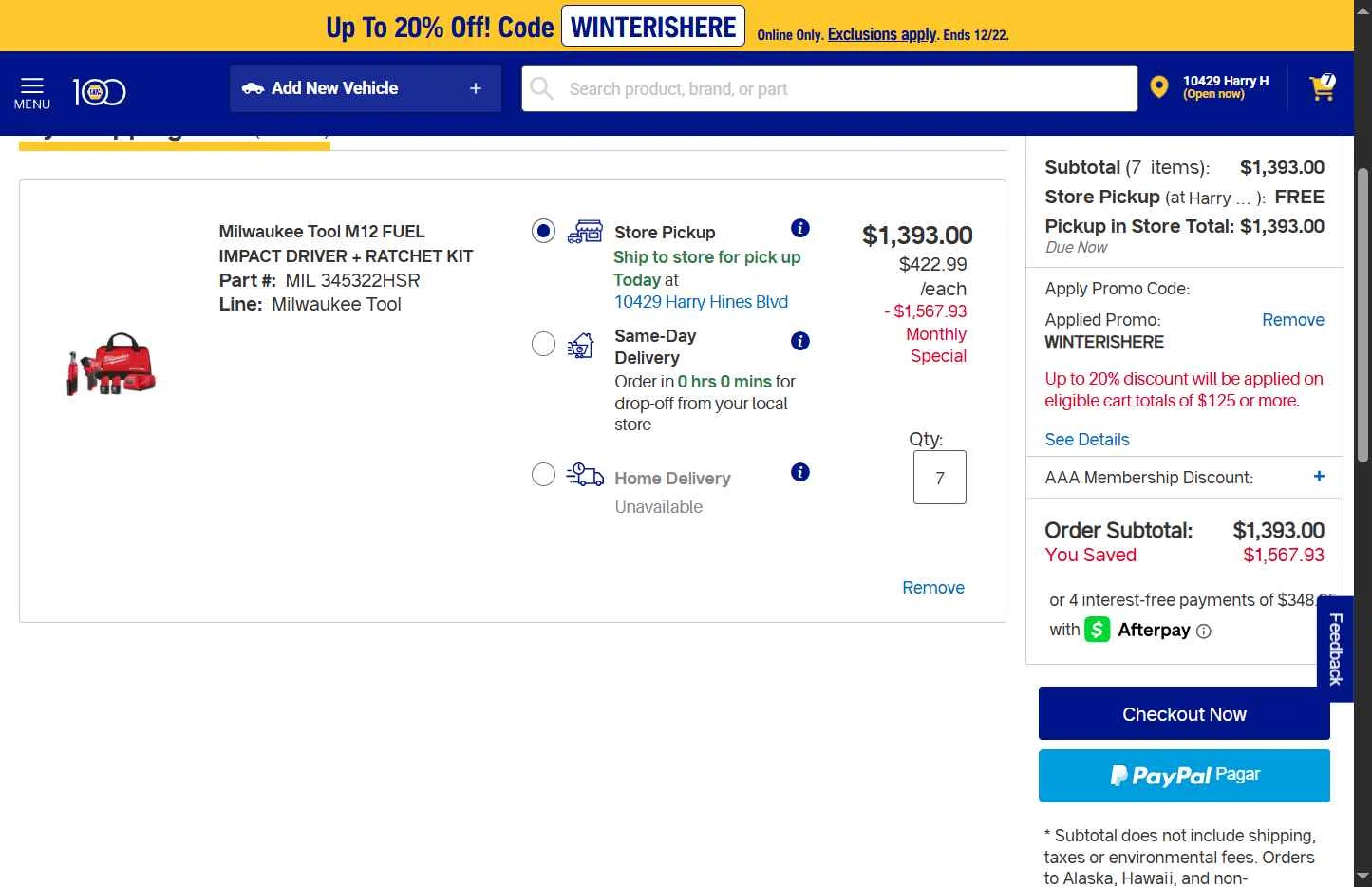 NAPA Auto Parts Promo Code - 20% Off (Verified) Dec 2025