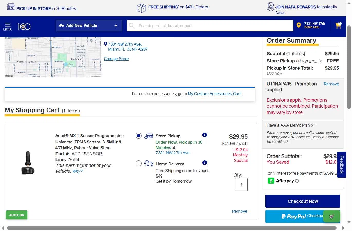 NAPA Auto Parts Promo Codes (9 Verified) - 20% Off Oct 2025