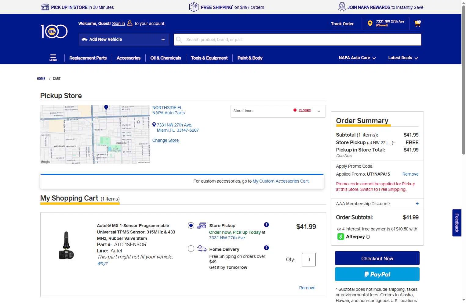 NAPA Auto Parts Promo Code - 25% Off (Verified) Jan 2026