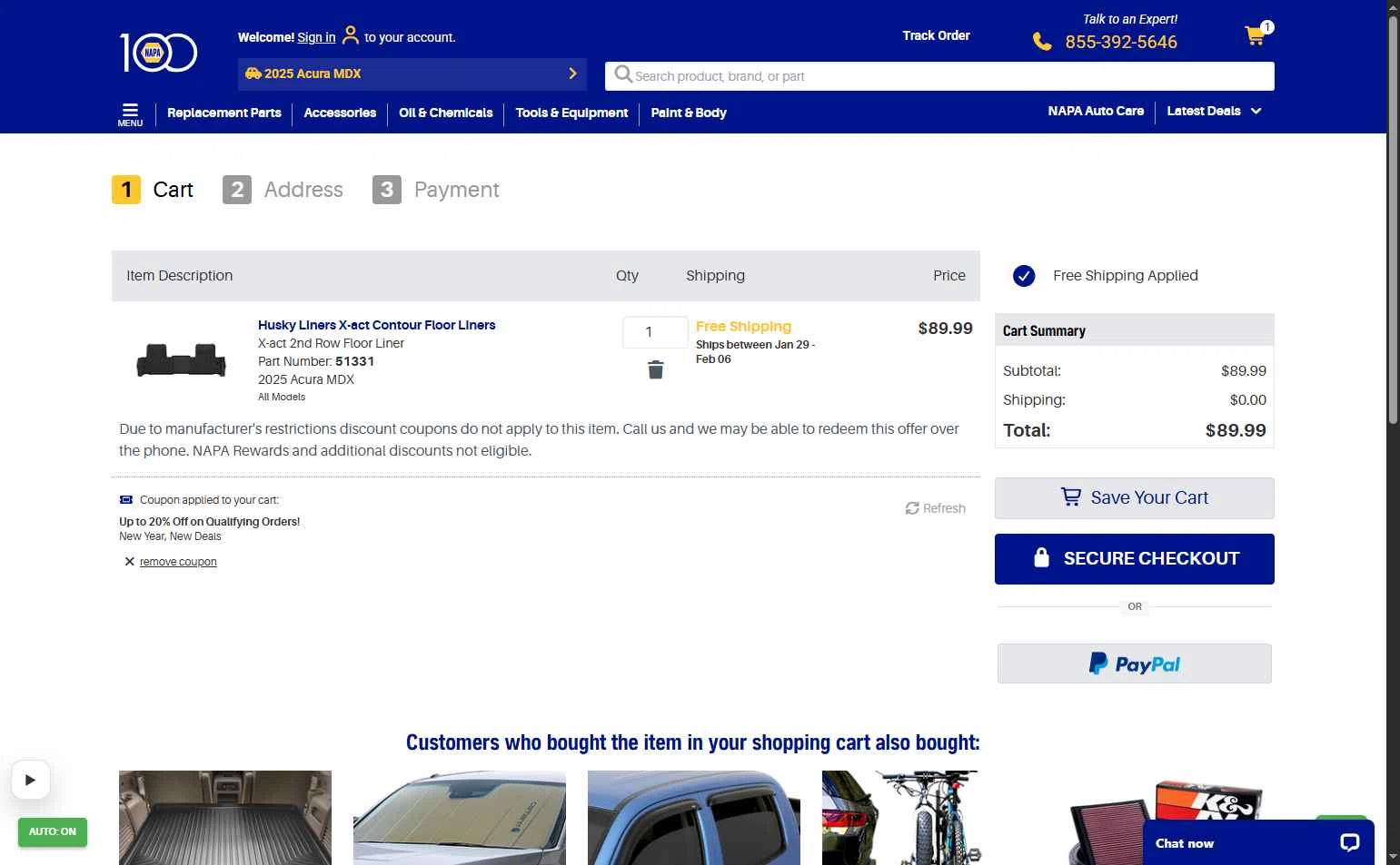 NAPA Auto Parts Promo Code - 20% Off (Verified) Jan 2026