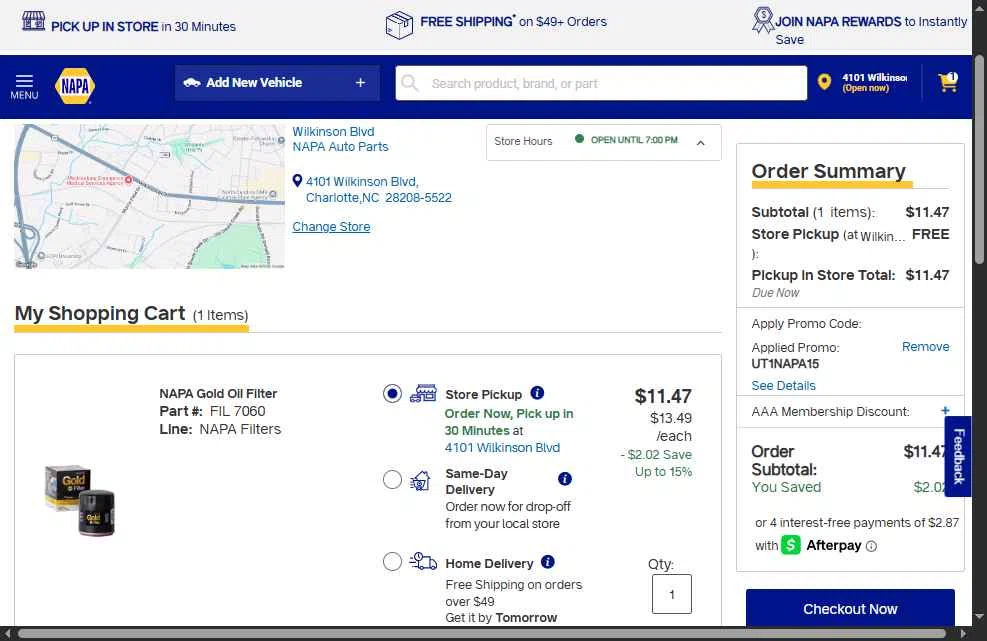 NAPA Auto Parts Promo Code - 25% Off (Verified) Mar 2026