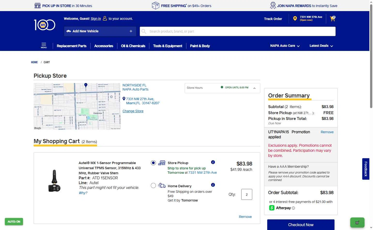 NAPA Auto Parts Promo Codes (9 Verified) - 20% Off Oct 2025