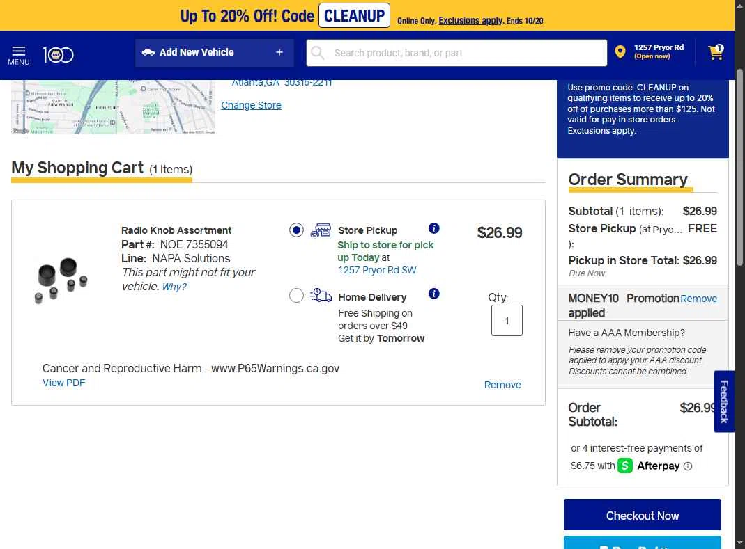 NAPA Auto Parts Promo Codes (10 Verified) - 20% Off Oct 2025