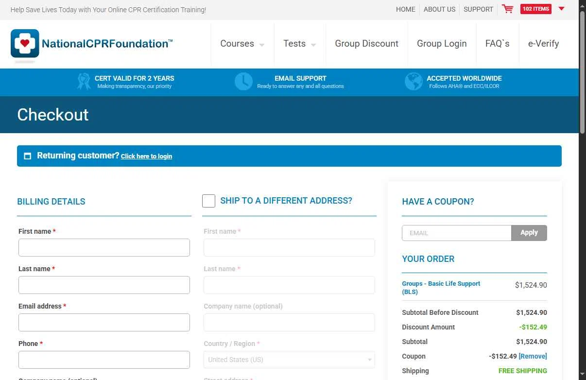 National CPR Foundation Promo Code - 10% Off Dec 2025