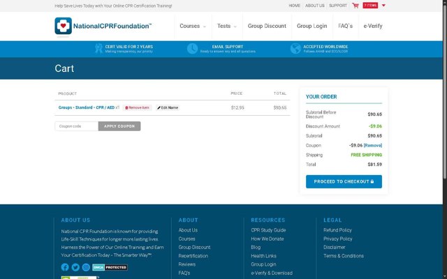 National CPR Foundation Promo Codes - 10% Off Sep 2025