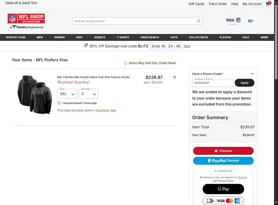 NFL Promo Codes - 30% Off Sitewide (5 Verified) Nov 2025