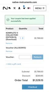 Native Instruments Promo Codes - 10% Off Jun 2026