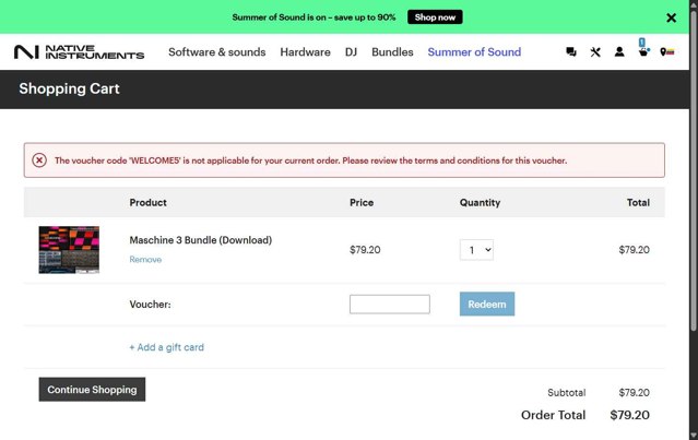 Native Instruments Promo Codes - 10% Off Aug 2025