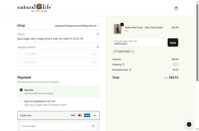 Natural Life Promo Codes (2 Verified) - 20% Off Oct 2025