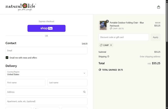 Natural Life Promo Codes (1 Verified) - 20% Off Aug 2025