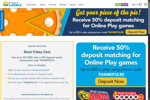 NC Lottery Promo Codes (3 Verified) - 25% Off Jun 2025