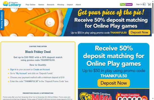 NC Lottery Promo Codes (5 Verified) - 50% Off Oct 2025