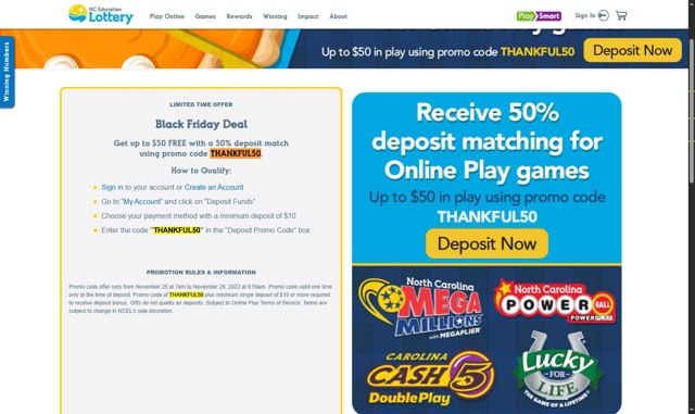 NC Lottery Promo Codes (3 Verified) - 25% Off Jun 2025