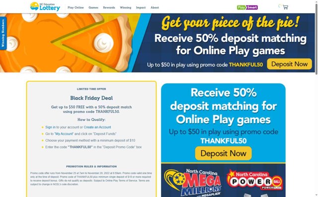 NC Lottery Promo Codes (2 Verified) - 25% Off Jul 2025