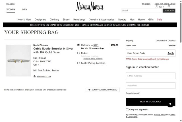 Neiman Marcus Promo Codes - 15% Off (Verified) Sep 2025