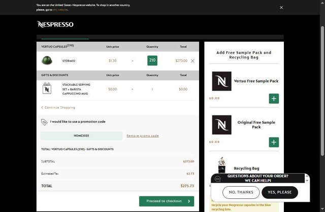 Nespresso Promo Codes (5 Verified) - 10% Off w/Code May 2025