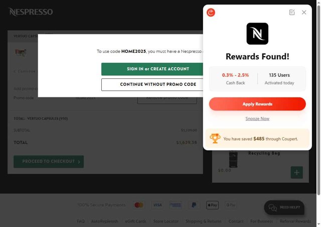 Nespresso Promo Codes - $10 Off (5 Verified) Jun 2025