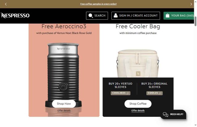 Nespresso Promo Codes - (6 Verified) Jun 2025