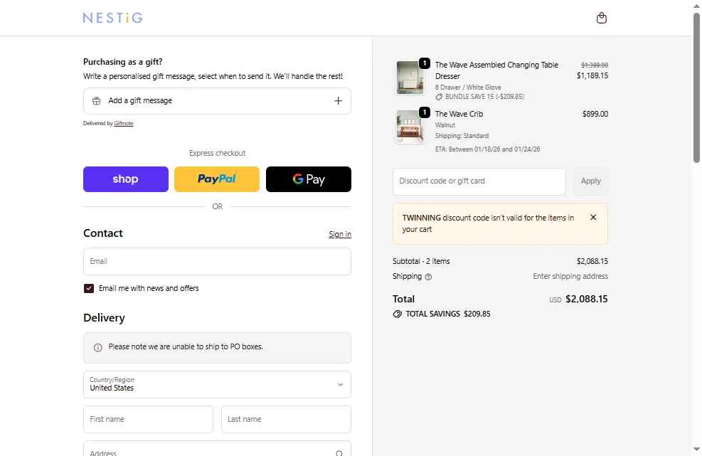 Nestig Promo Codes - 15% Off (2 Verified) Jan 2026