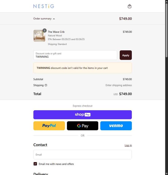Nestig Discount Codes (2 Verified) - 10% Off w/Code May 2025