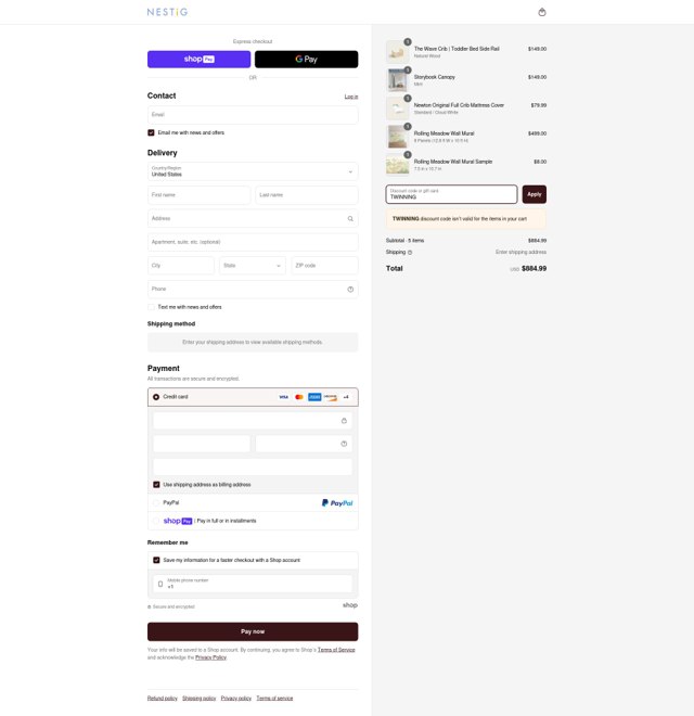 Nestig Discount Codes (2 Verified) - 10% Off w/Code May 2025