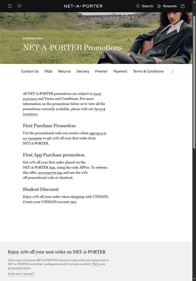 Net-A-Porter Promo Codes (3 Verified) - 10% Off Sep 2025