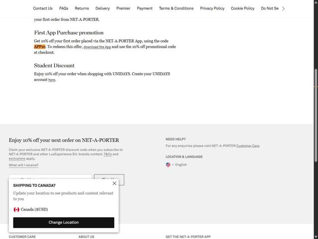 Net-A-Porter Promo Codes (2 Verified) - 10% Off Sep 2025