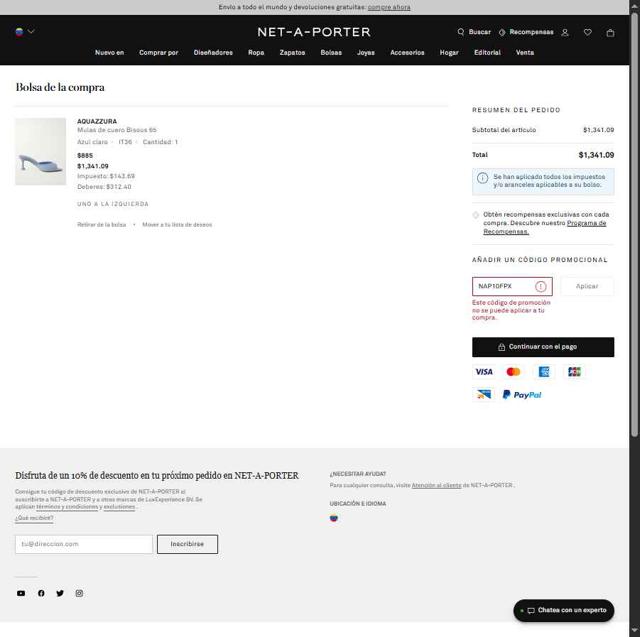 Net-A-Porter Promo Codes (2 Verified) - 10% Off Oct 2025