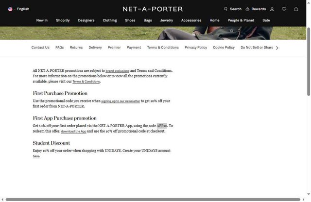 Net-A-Porter Promo Codes (3 Verified) - 10% Off Aug 2025