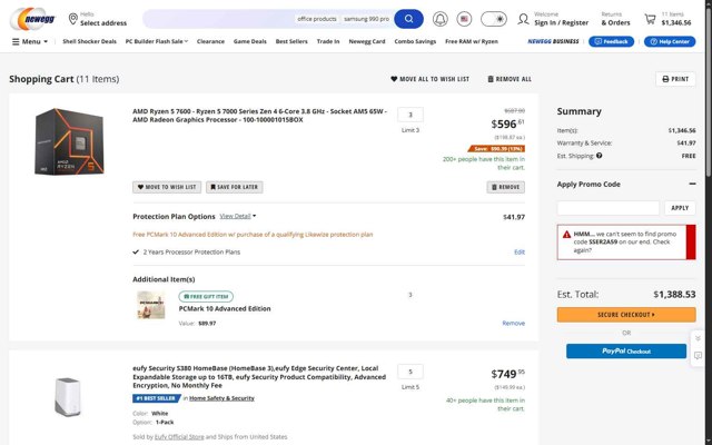 Newegg Promo Codes (9 Verified) - $120 Off w/Code May 2025