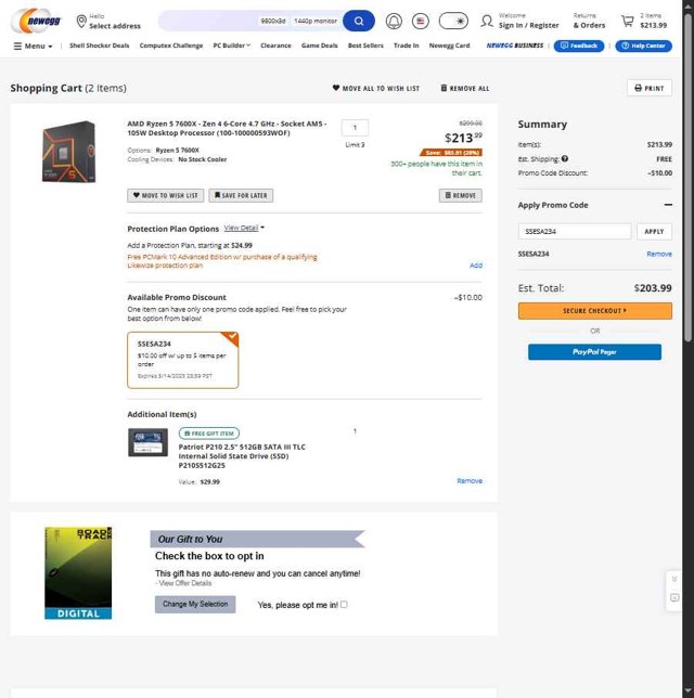 Newegg Promo Codes (9 Verified) - $100 Off w/Code May 2025