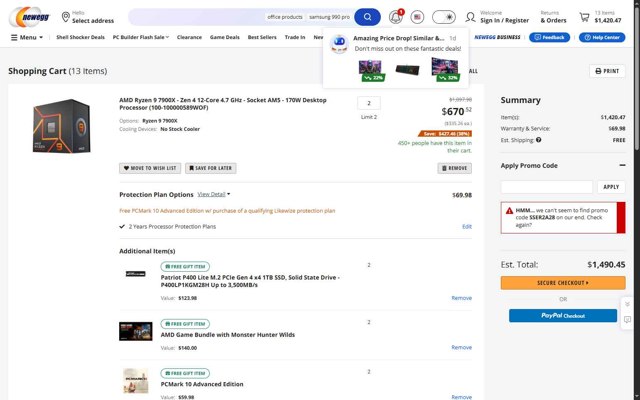 Newegg Promo Codes (9 Verified) - $120 Off w/Code May 2025
