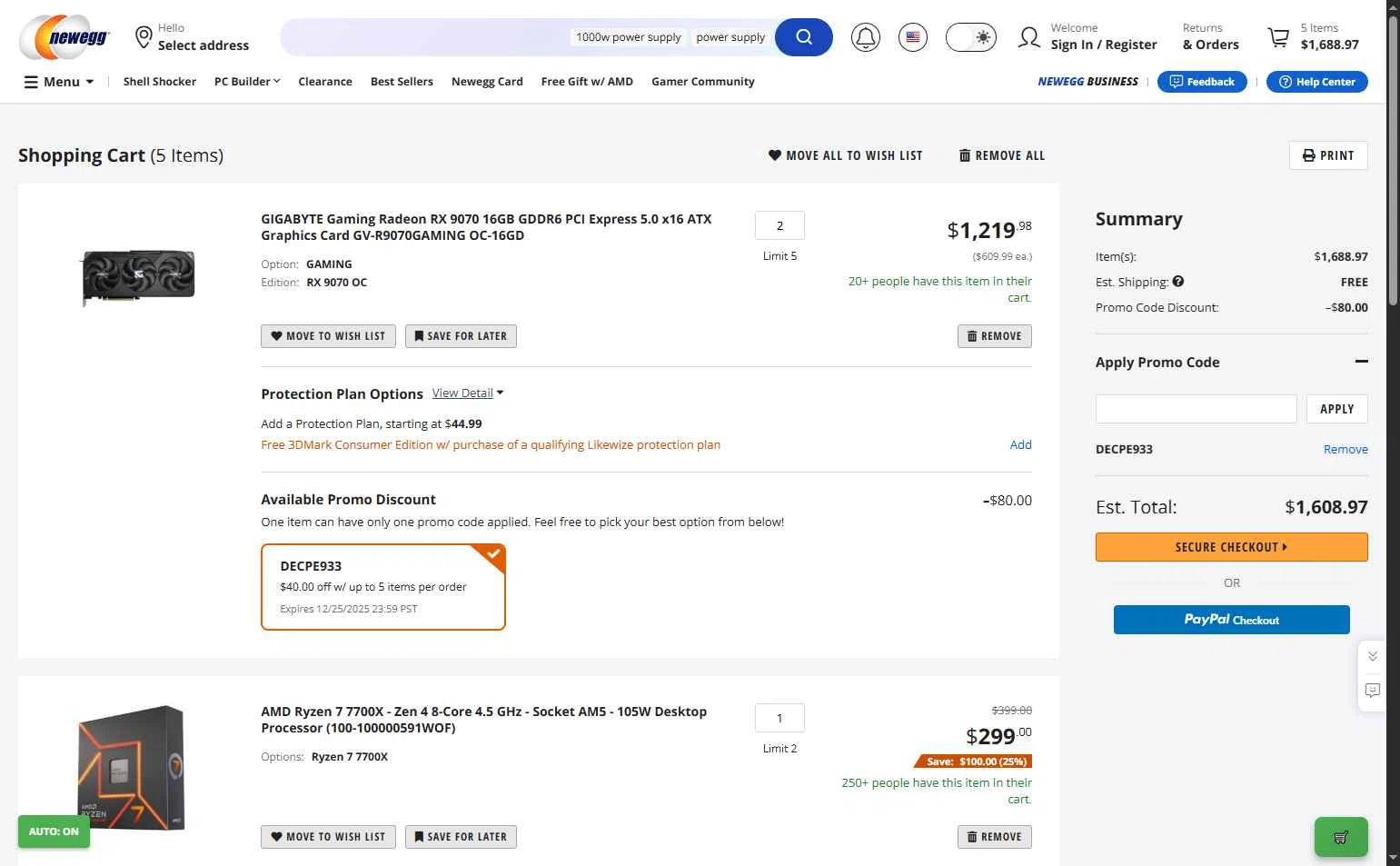 Newegg Promo Codes - $145 Off (51 Verified) Dec 2025