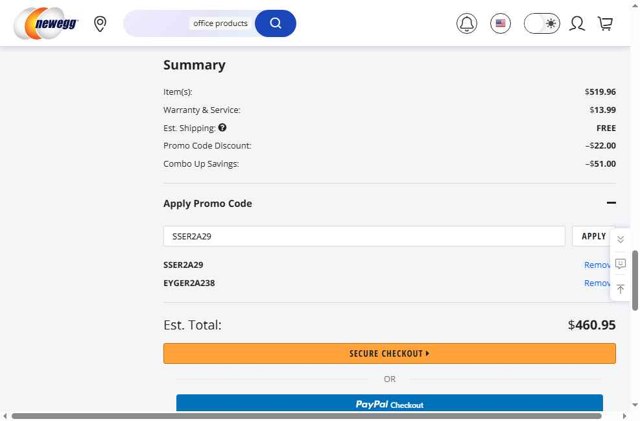 Newegg Promo Codes (9 Verified) - $200 Off w/Code Apr 2025
