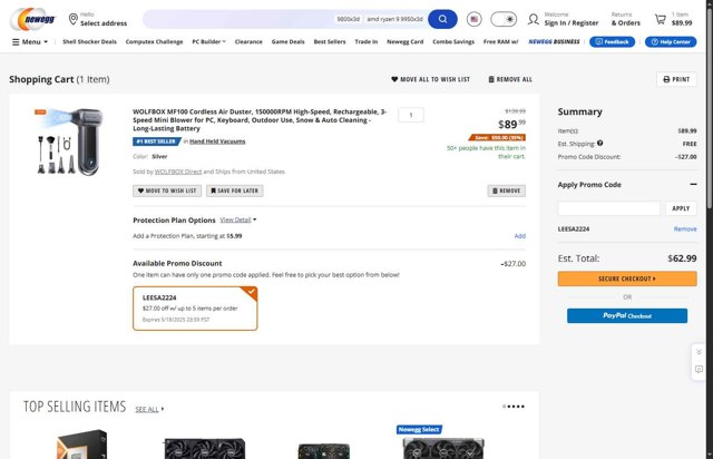 Newegg Promo Codes (9 Verified) - $100 Off w/Code May 2025