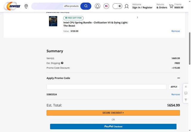 Newegg Promo Codes (9 Verified) - $120 Off w/Code May 2025