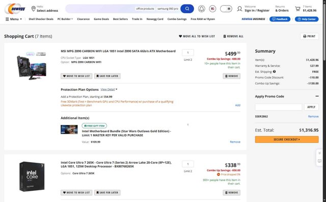 Newegg Promo Codes (9 Verified) - $200 Off w/Code May 2025