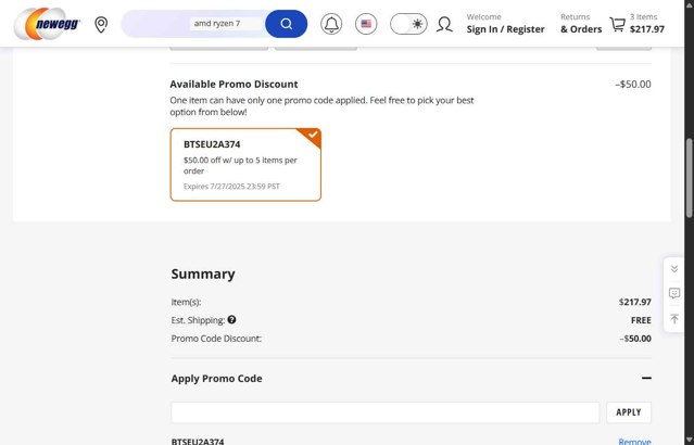 Newegg Discount Codes - $200 Off (70 Verified) Jul 2025
