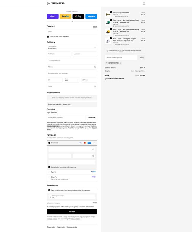New Era Cap Promo Codes (5 Verified) - 30% Off Oct 2025