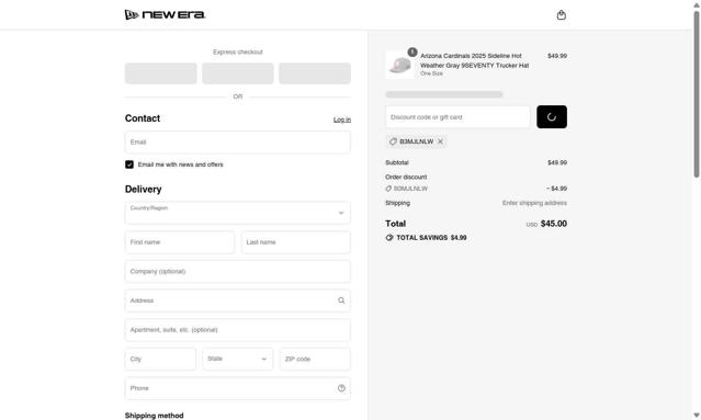 New Era Cap Promo Codes (3 Verified) - 20% Off Sep 2025