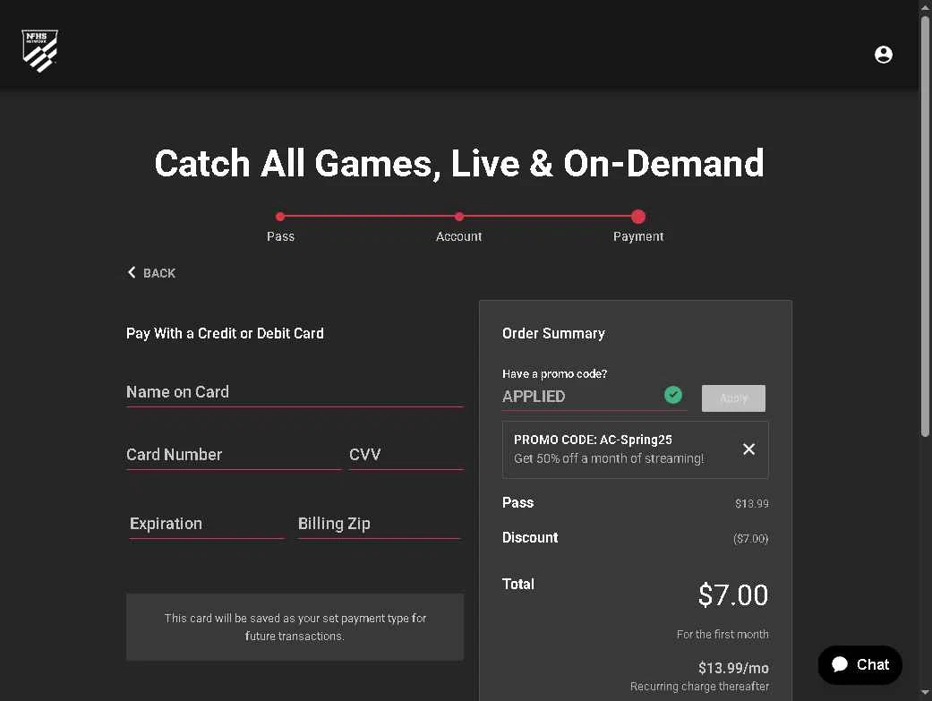NFHS Network Promo Codes - 50% Off (Verified) Oct 2025