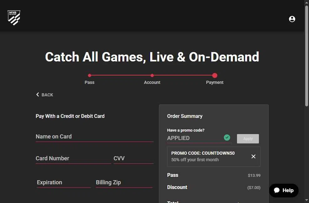 NFHS Network Promo Codes - 50% Off (1 Verified) Dec 2025